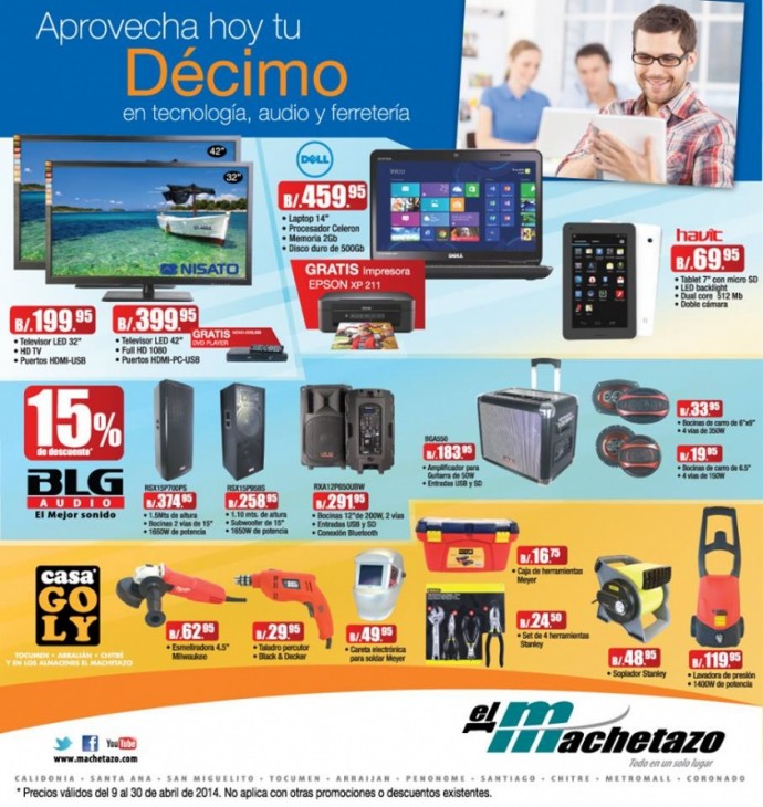 Aprovecha Tu Dècimo En Supermercados El Machetazo - PromoDescuentos Panamá